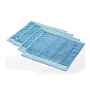 Bamboo Washcloths Set - Premium Quality Face Cloths, Highly Absorbent and Soft Feel Fingertip Towels for Household Chores, 13inch x 13inch