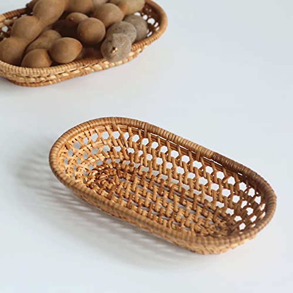 Serving Tray Braided Tray Oval Hand Braided Tray Serving Tray Coffee Table Tray Breakfast Fast Food Appetizer Serving Party Tray