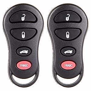 ECCPP for Jeep Liberty Keyless Entry Remote Key Fob for Jeep for Dodge Series GQ43VT17T (Pack of 2)