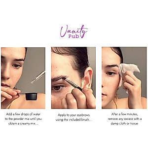 Vanity Pub Eyebrow Color Kit Dark Brown