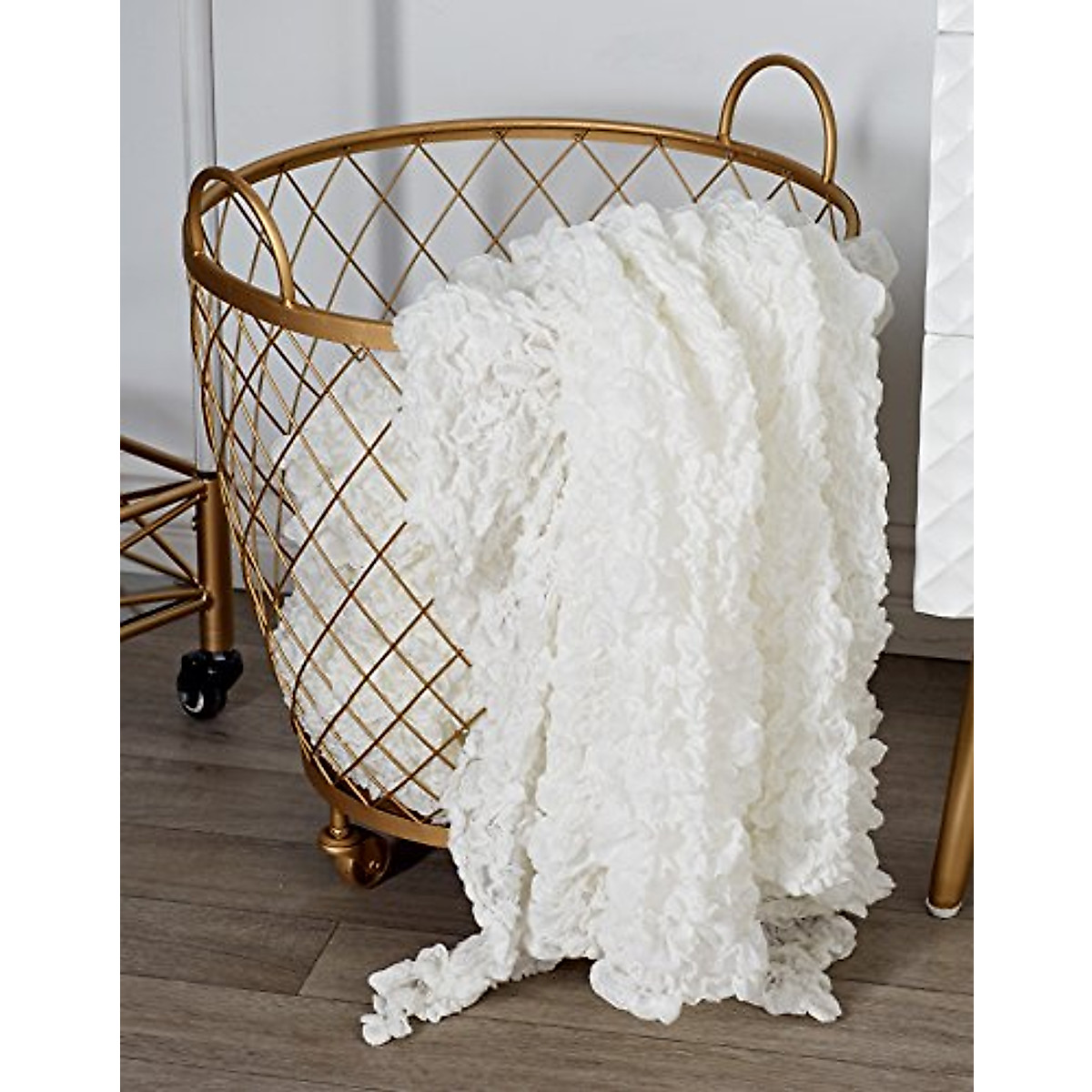 Deco 79 Modern Metal Wedge Storage Cart, Set of 2 15", 21"H, Gold