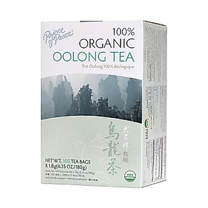 Prince of Peace Organic Oolong Tea, 100 Tea Bags – 100% Organic Black Tea – Unsweetened Black Tea – Lower Caffeine Alternative to Coffee – Herbal Health Benefits
