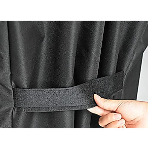 Mini Lustrous Grill Cover Fits for Blackstone 17inch 22inch Griddle with Hood and Stand, Perfect Take Along Griddle Accessories for Outdoor Cooking and Camping (Black)