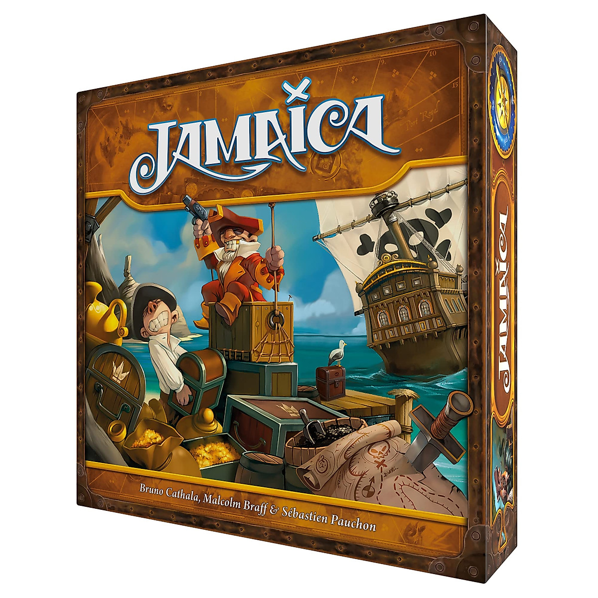 Jamaica Board Game (New Edition) - Family-Friendly Pirate Racing Game, Strategy Game for Kids & Adults, Ages 8+, 2-6 Players, 30-60 Minute Playtime, Made by Space Cowboys