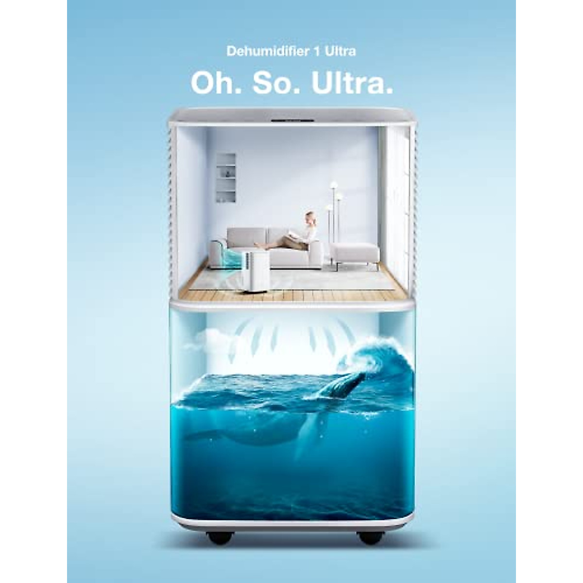 BUBLUE 2000 Sq. Ft Dehumidifier for Basements, Home and Large Room with Auto or Manual Drainage | 36 db Industry Leading Noise Reducing | Integrated Air Filters, 3 Operation Modes, Clothes Drying