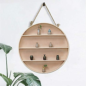 XJJZS Bathroom Wall Hanging Nordic Creative Living Room/Kitchen Shelf Free Punching Tv Background Wall Hanging Cabinet (Size : Small)