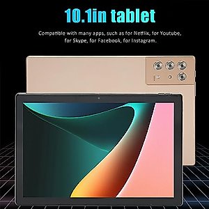 2 in 1 10 Inch Tablet for Android 12, 2.0Ghz 8 Core CPU, 8 + 256GB, 1960 x 1080 FHD HD Touch Screen, 2.4GHz and 5G WiFi, with Keyboard and Mouse, Bluetooth 5.0, 4G Calling (US