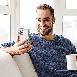 ORIbox for iPhone 14 Pro Max Case Clear, [10 FT Military Grade Drop Protection], Transparent Heavy Duty Shockproof Anti-Fall Case for iPhone 14 Pro Max Phone Case,6.7 inch,3 in 1, Crystal Clear