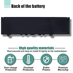 BOWEIRUI F62G0 Battery Compatible with DELL Inspiron 13 7000 Inspiron 13 5370 7370 7373 7380 7386 Series Laptop