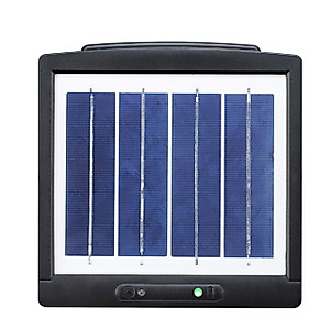 Solar AA & AAA Rechargeable Batteries Charger for 1.2V NiMH NiCD & 9V Battery with 2Watt Solar Panel Portable Backup for 1.2V Ni-MH Ni-CD Household Battery(No Battery Included)
