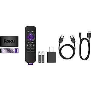 Roku Express HD Streaming Media Player with High Speed HDMI Cable and Simple Remote