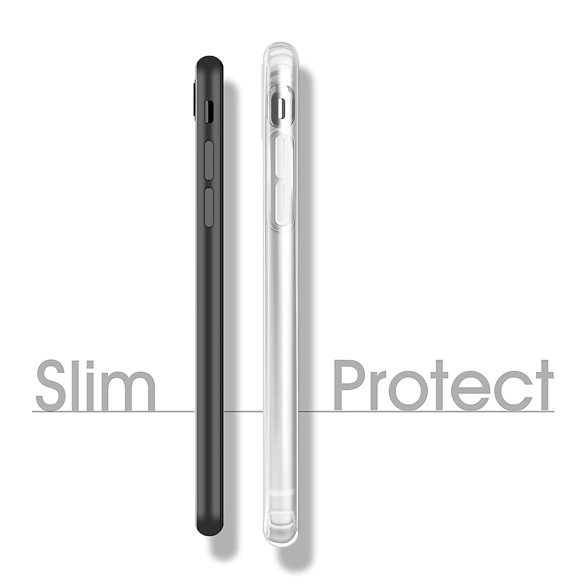 GYZYA for iPhone XR Case Clear with Floral Design, Cute Protective Slim TPU Bumper + Shockproof Non Yellowing Back Cover for Women and Girls (Little Flowers/Yellow)