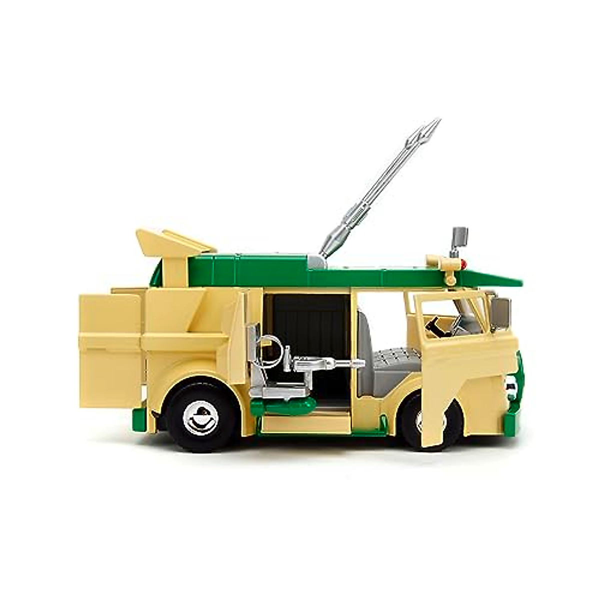 Jada Turtles Party Wagon 1:24 Die-Cast Car Play or Gift and for a Collection for Both Kids and Adults