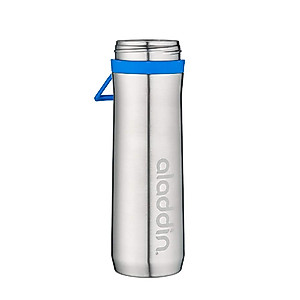 Aladdin Active Hydration Stainless Steel Vacuum Insulated Water Bottle, Blue, 0.6 Litre