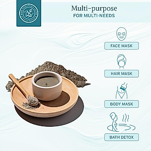 Bare Essentials Living - Bentonite Clay Powder (5lbs) Face Clay Mask, Bentonite Clay Detox for Skin, Clay Powder for Seed Bombs, Detox Bath, Cosmetic Clay Powder, Sodium Bentonite Clay - Made in USA