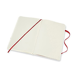 Moleskine Limited Edition Hello Kitty Notebook, Hard Cover, Large (5" x 8.25") Plain/Blank, White, 240 Pages