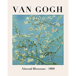 Sylvana Workshop - Van Gogh Posters and Prints Wall Art, UNFRAMED(Set of 6 Wall Decor), Fine Art Posters Prints, The Starry Night, Art Prints, Famous Posters, Famous Prints, Van Gogh Decorations… (8"x10")