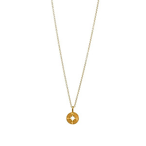 faith small sideways cross necklace- Gold Dipped