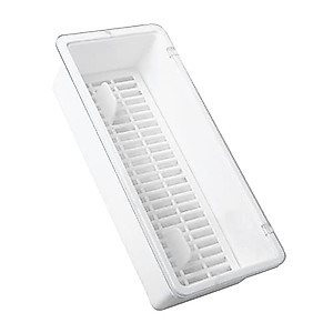 UPKOCH 4pcs box Spoon White Lid Utensil Household Drawer Cutlery Caddy Tray Plastic Countertop Holder Dish Rack Draining Storage Cutter Board Basket Fork Metal with Organizer Silverware