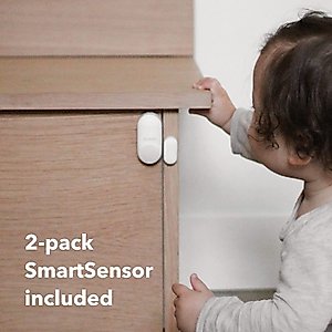 ecobee Smart Thermostat with Smart Sensor Included + 1 Smart Sensor for Doors and Windows, Black, White (EB-STATE5-01)