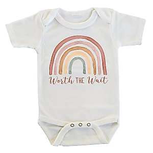 Witty and Bitty Worth the Wait Rainbow Gift after Infant Loss Miscarriage Onesie/Bodysuit (0-3 months)