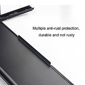 Under Desk Keyboard Drawer, Pull Out Keyboard & Mouse Tray with C Clamp, Steady Slide-Out Computer Drawer for Typing, Perfect for Home or Office