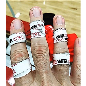 WAR Tape Easy Tear Athletic Fight Tape (6 Rolls) 0.5" Half Inch | Hand Finger Wrist Wrap | for Boxing BJJ Crossfit