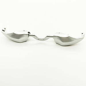 2X Plastic Bumper Buttons Lb Rb Module Replacement Part for Microsoft Xbox One Elite Controller (Silver)