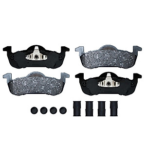 Detroit Axle - Rear Brake Kit for 07-17 Ford Expedition Lincoln Navigator Brake Rotors Ceramic Brakes Pads 2007 2008 2009 2010 2011 2012 2013 2014 2015 2016 2017 Replacement