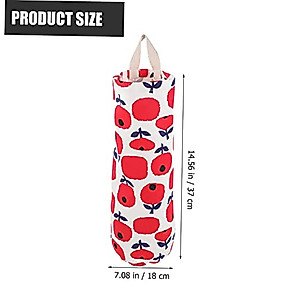 Zerodeko 4pcs garbage bag storage bag grocery store bag holder plastic bag storage organizer grocery sack holder bag holder for plastic bags trash bag holder storage rack fabric hanging