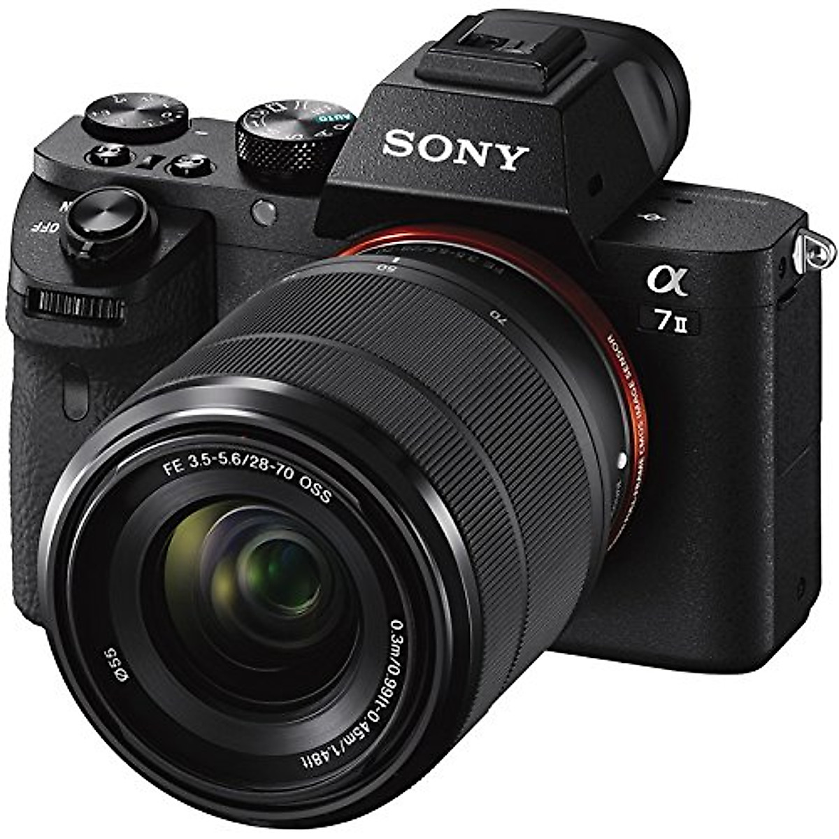 Sony a7 II Full-Frame Alpha Mirrorless Digital Camera a7II ILCE-7M2/K with FE 28-70mm F3.5-5.6 OSS Lens Kit and Deco Gear Professional Photo Video Camera Case 2X Extra Battery Power Editing Bundle