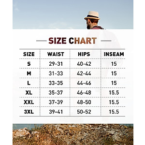 Pudolla Men's Capri Pants Quick Dry 3/4 Long Shorts with 6 Pockets for Workout Athletic Golf Hiking(Khaki Large)