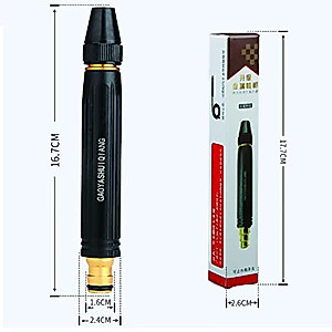 High Pressure Washer Wand High Pressure Garden Hose Nozzle Sprayer Cleaning Tool for Courtyard Water Output