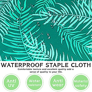 Mixweer 14 Pcs Outdoor Cushion Slipcovers Replacement Furniture Chair Seat Patio Cushion Covers Slipcovers with Zipper and Tie for Outdoor Patio Furniture Sofa Couch