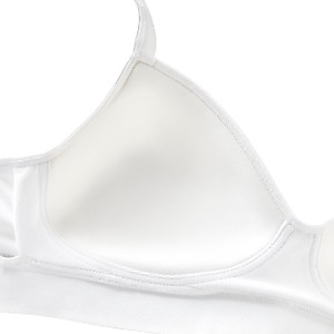 Hanes Women's Wireless Seamless Full-Coverage Convertible T-Shirt Bra with Moisture-Wicking