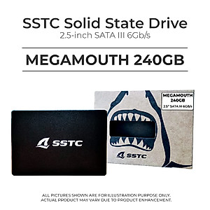 SSTC Megamouth 240GB Sata3 2.5 Internal SSD (SSTC-MM240-25)