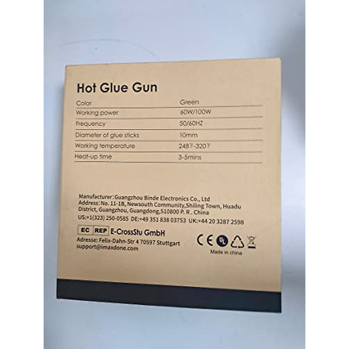 Hot Glue Gun Kit Glue Gun - MAXDONE Craft Glue Gun Full Size(Not Mini) Glue Guns Heavy Duty Hot Glue Gun with 12pcs Glue Sticks(0.43'' x 8") 100w for DIY Art