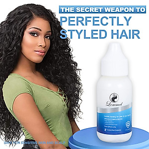 LOMMEL Lace Glue Strong Hold Wig Glue 1.3OZ Waterproof Lace Front Wig Glue Invisible Strong Bonding Lace Glue Latex-Free and Oil-Resistant Hair Glue (1.3OZ Wig Glue and 1.0OZ Wig Glue Romover)