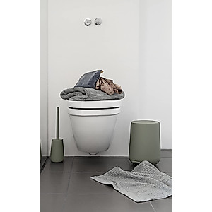 Zone Denmark Modern Elegance Nova Bathroom Bin, Cosmetic Bin, and Waste Bin - Sleek Design for Stylish Bathrooms and Efficient Waste Management (Gull Gray)