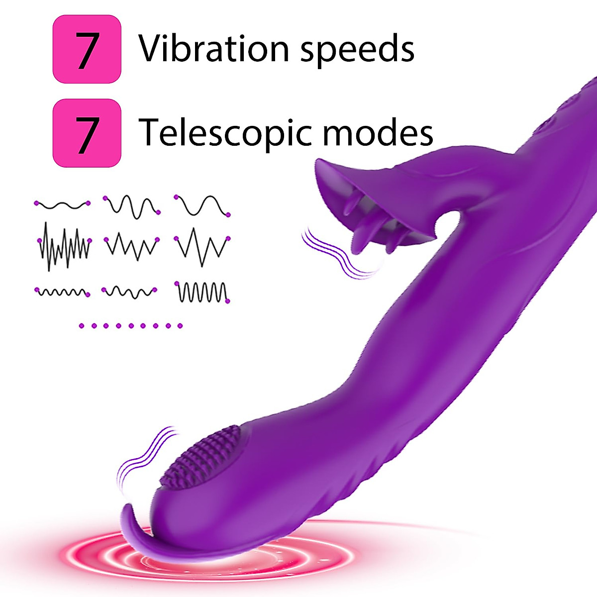 Powerful Quiet Deep Massager Equipment Electric Massager Tool Handheld Vibrators 10 Vibrations Pleasure for Body Women Female Gifts Portable Full Body Relaxation