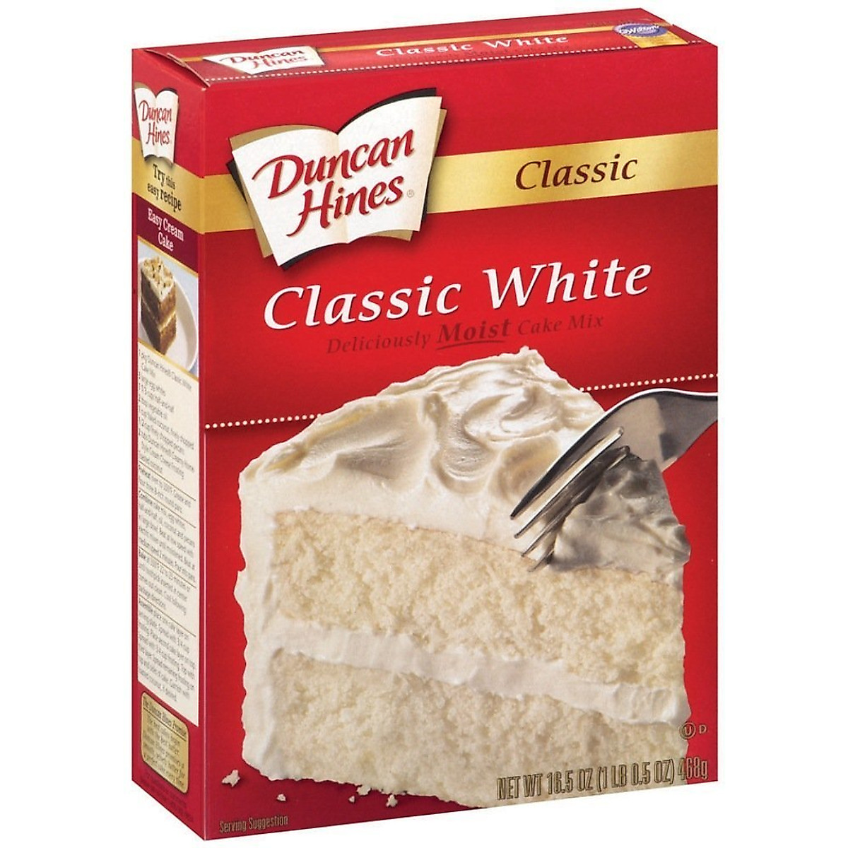 Duncan Hines, Classic White Cake Mix, 16.50oz Box (Pack of 2)