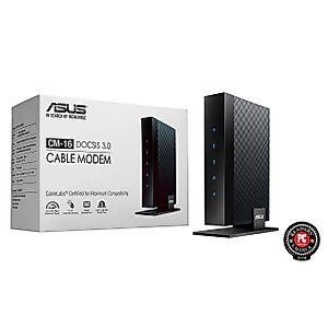 ASUS CM-16 DOCSIS 3.0 CableLabs-certified 16x4 Cable Modem (Renewed)