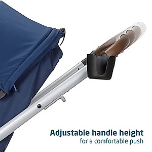Maxi-Cosi Zelia² Luxe 5-in-1 Modular Travel System, Choose Between 5 Modes of use: Parent-Facing car seat Caddy, Reversible Carriage, and Reversible Stroller, New Hope Navy