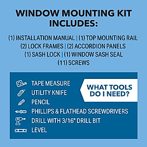 Perfect Aire5PMC5000 5,000 BTU 115-Volt Window Air Conditioner with Mechanical Controls, Installation Kit, Washable Filter, 150 sq. ft., White
