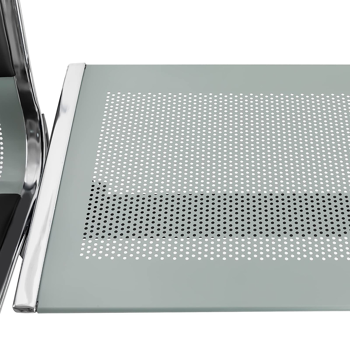 HENHAIY Waiting Room Chairs, 2-Seat Waiting Room Reception Chair w/Arms, Black PU Waiting Room Chairs, Airport Reception, for Office, Clinic Waiting Area, Airport, Hospital, Bank, Office, Lobby