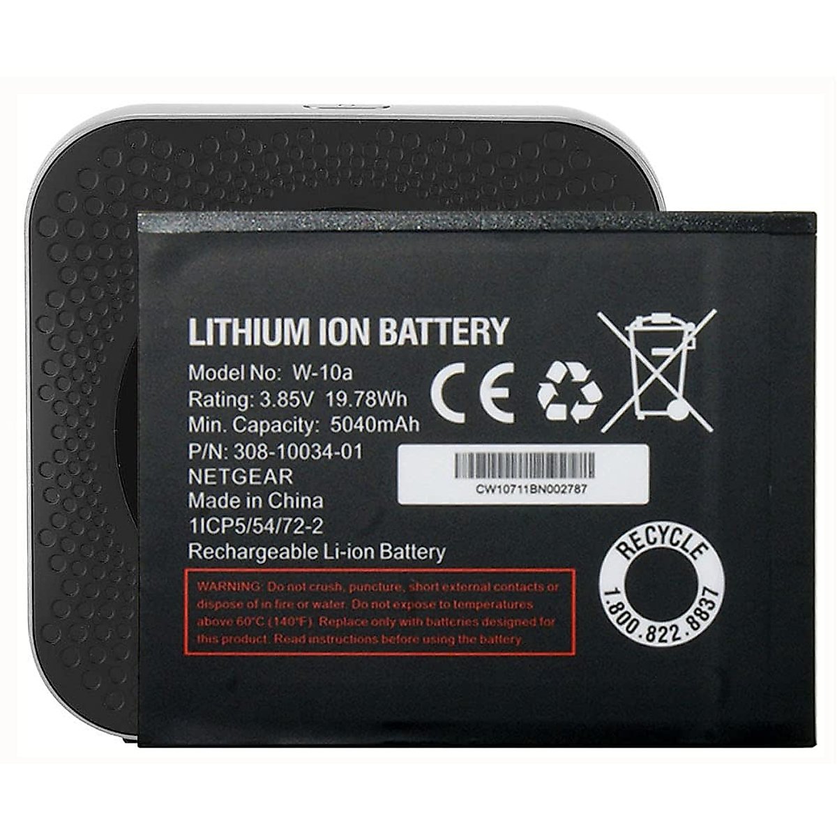 Replacement Battery W-10A W-10 for Netgear Nighthawk M1 MR1100 Mobile Router Modem Hotspot Battery W10A W10 Battery 5040mAh