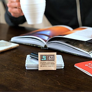 Boveda 62% Two-Way Humidity Control Packs For Storing ½ oz – Size 4 – 10 Pack – Moisture Absorbers for Small Storage Containers – Humidifier Packs – Hydration Packets in Resealable Bag