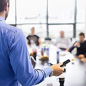 Presentation Clicker, LNGOOR Presentation Remote Rechargeable RF 2.4GHz Wireless Presenter Powerpoint PPT Keynote Slide Clicker with Laser Pointer Support Hyperlink