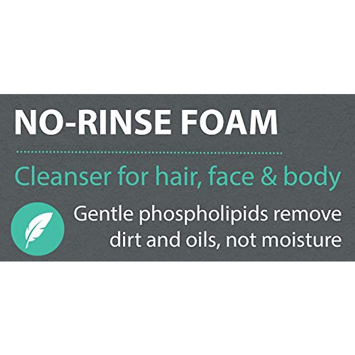 Medline Remedy Phytoplex Hydrating Cleansing Foam, No-Rinse Body Wash and Shampoo, Paraben and Sulfate-Free, 8 fl oz