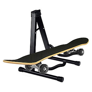 mkki Skateboard Storage,Display, & Organizer,Longboard Skate Stand,Portable Skateboard Stand Holder for Skateboard or Longboard Skate, Skateboard Accessories/No Skateboard